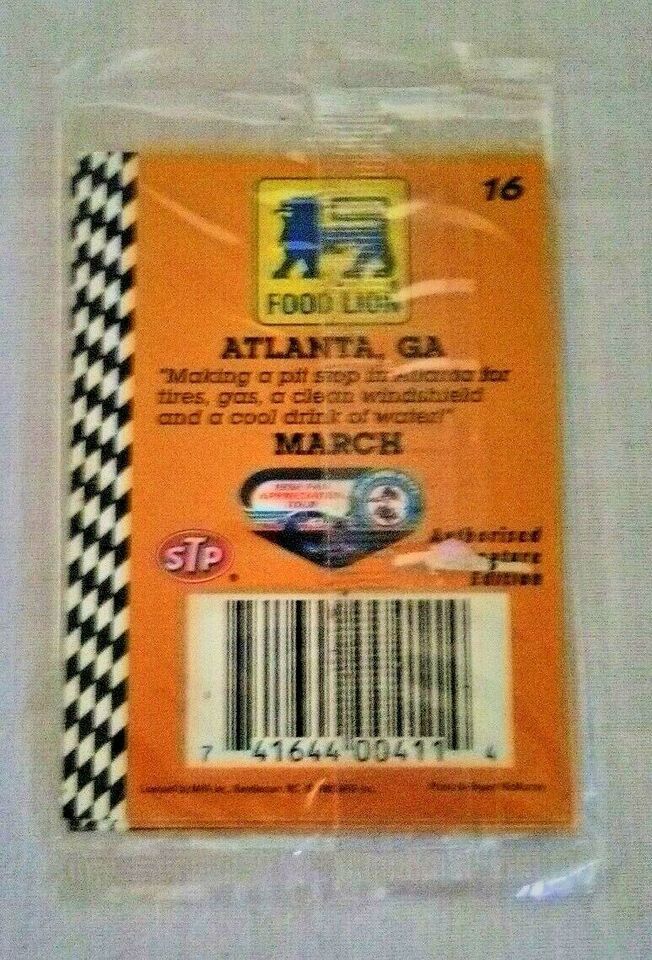 Food Lion Card Pack Of 4 Richard Petty Fan Appreciation March Atlanta ...