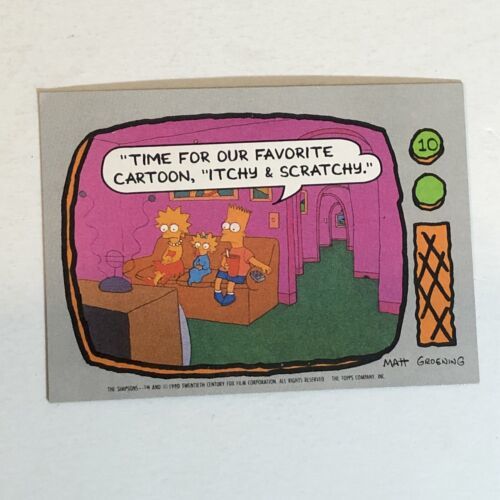 The Simpson’s Trading Card 1990 #10 Bart Maggie & Lisa Simpson ... The Simpson’s Trading Card 1990 #10 Bart Maggie & Lisa Simpson ...