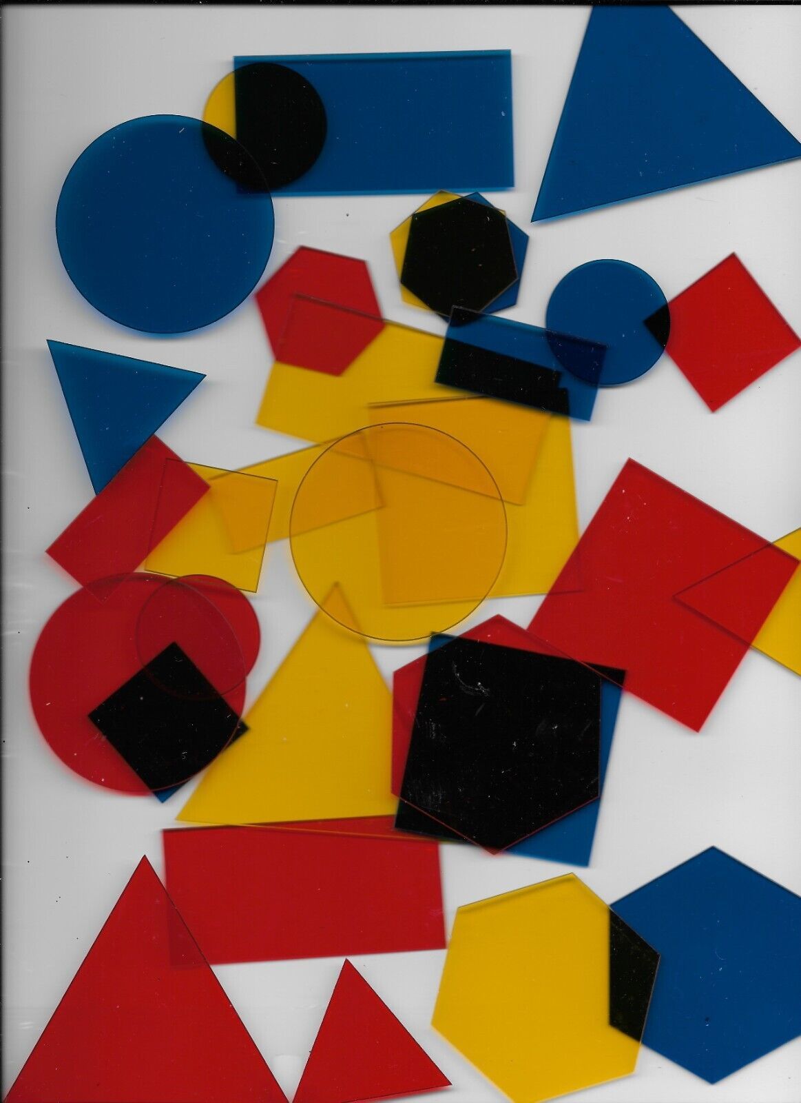 Overhead Pattern Blocks Set Of 30 School Classroom Manipulative ...