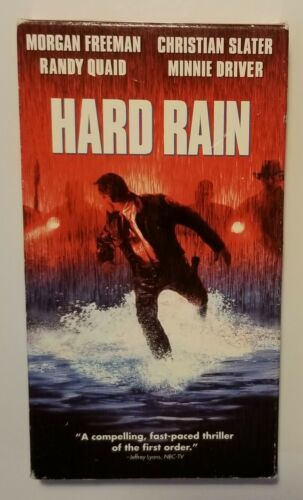 Hard Rain VHS Movie Featuring Christian Slater Morgan Freeman 1998 ...