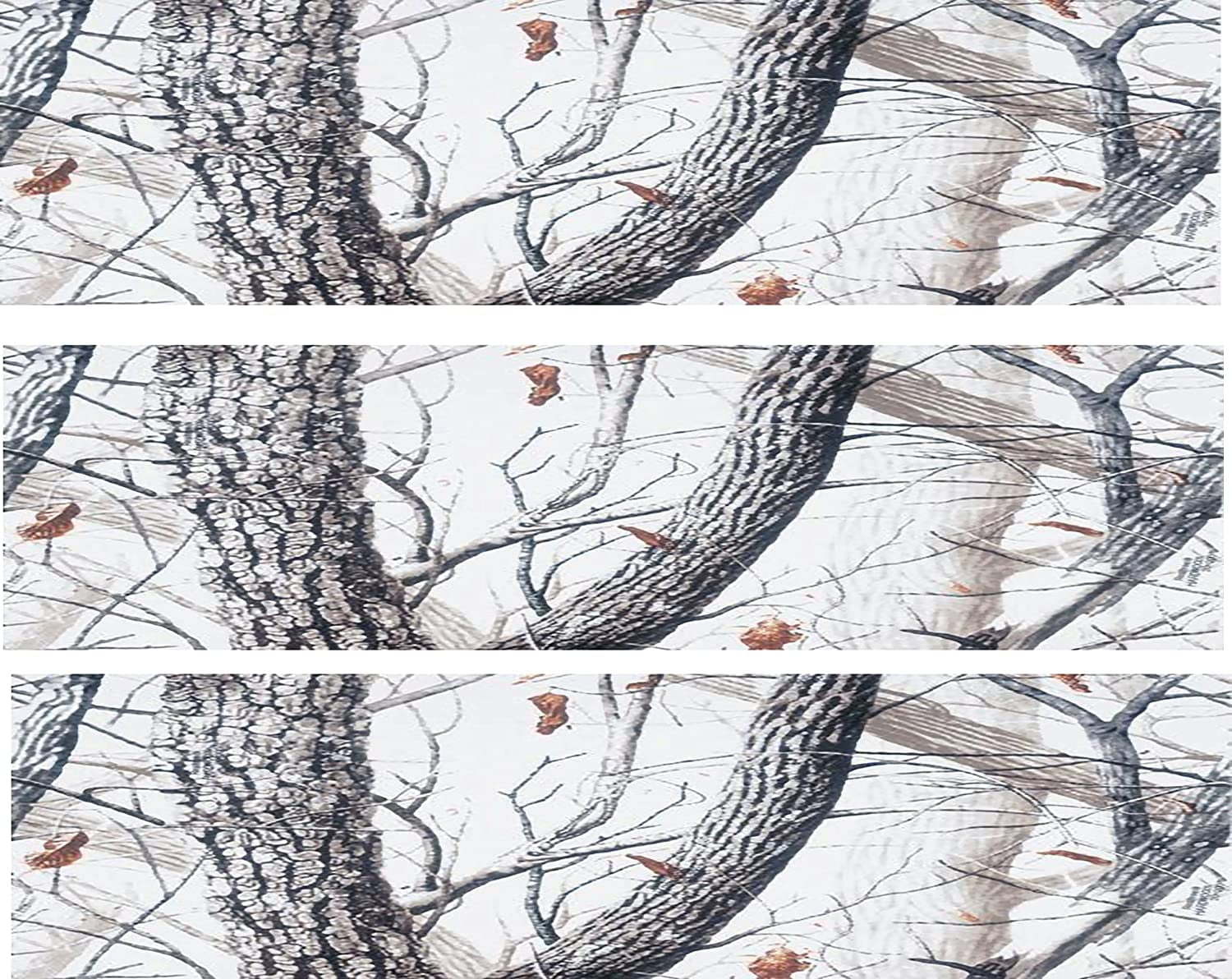 Snow Camouflage Camo Edible Icing Image Cake Strips Side Edge ...