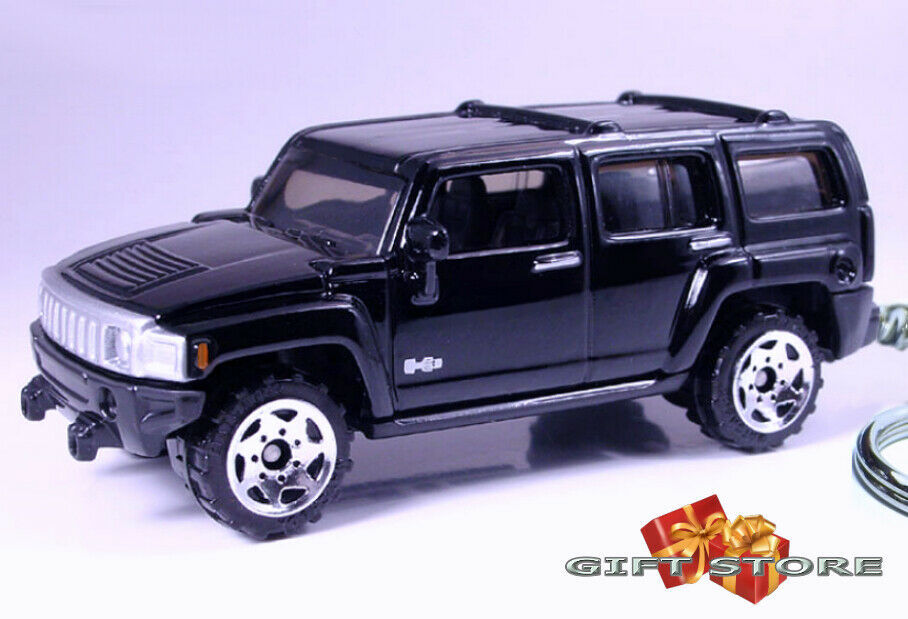 RARE!! KEY CHAIN BLACK HUMMER H3 4X4 TRUCK SUV HUMVEE CUSTOM LIMITED ...