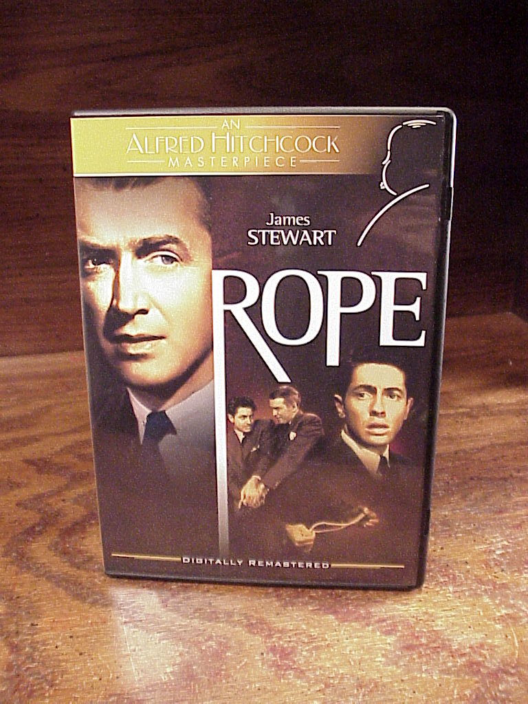 An Alfred Hitchcock Masterpiece Rope DVD, 1948, used, PG, with James Stewart - DVDs & Blu-ray Discs