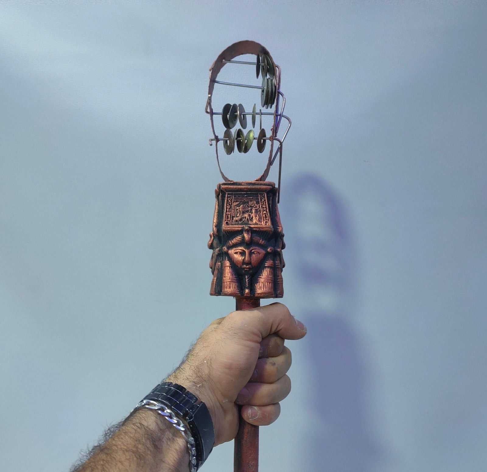The Sistrum of Goddess Hathor | Ancient Egyptian Sistrum | Sacred Tool ...
