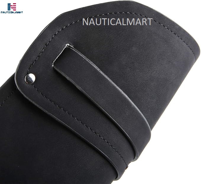 Leather Gauntlet Wristband Medieval Arm Armor Viking Arm Guards Bracers ...