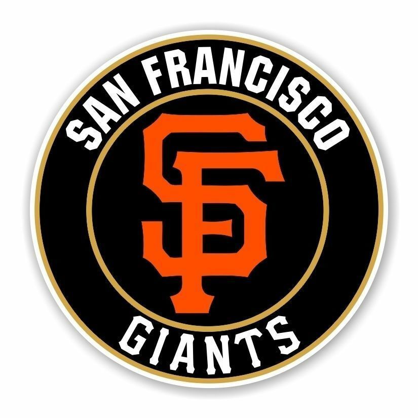 San Francisco Giants Round Decal / Sticker Die cut - Baseball-MLB