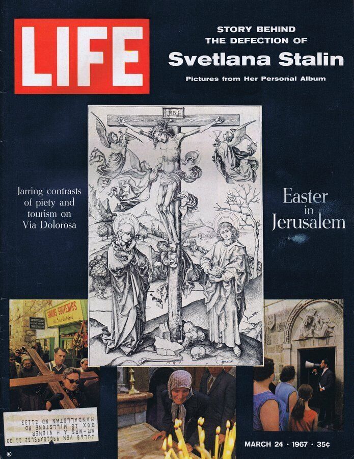ORIGINAL Vintage Life Magazine March 24 1967 Easter in Jerusalem ...