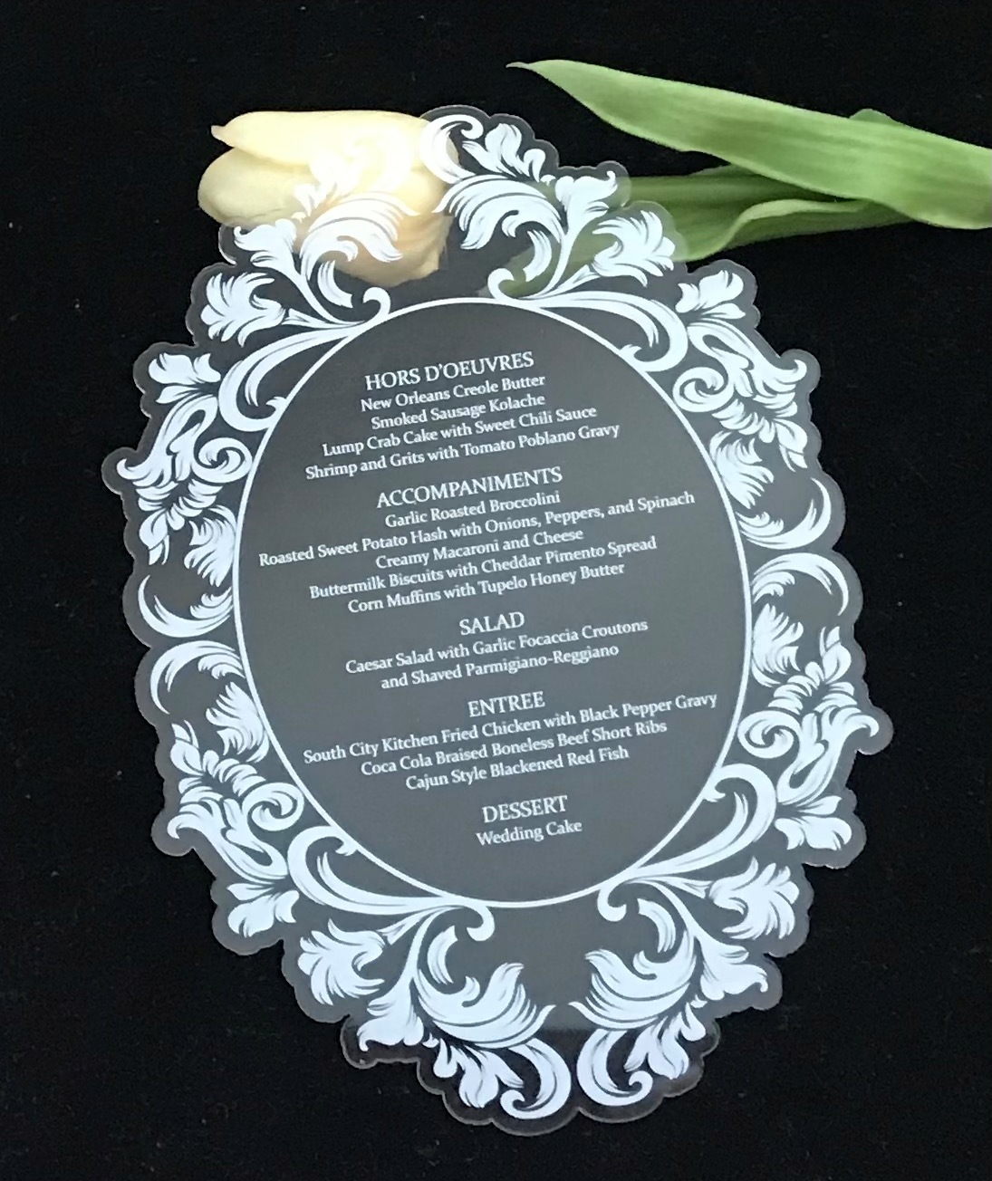 Dinner Menu,Acrylic wedding menu,Custom Menu Signs,Party Decorations ...