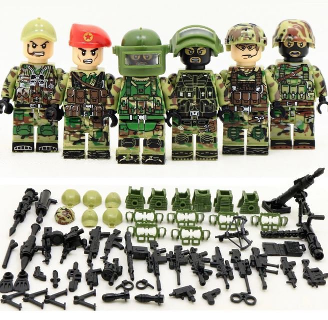 WW2 Military Set Alpha Soldiers - Building Toy Complete Sets & Packs