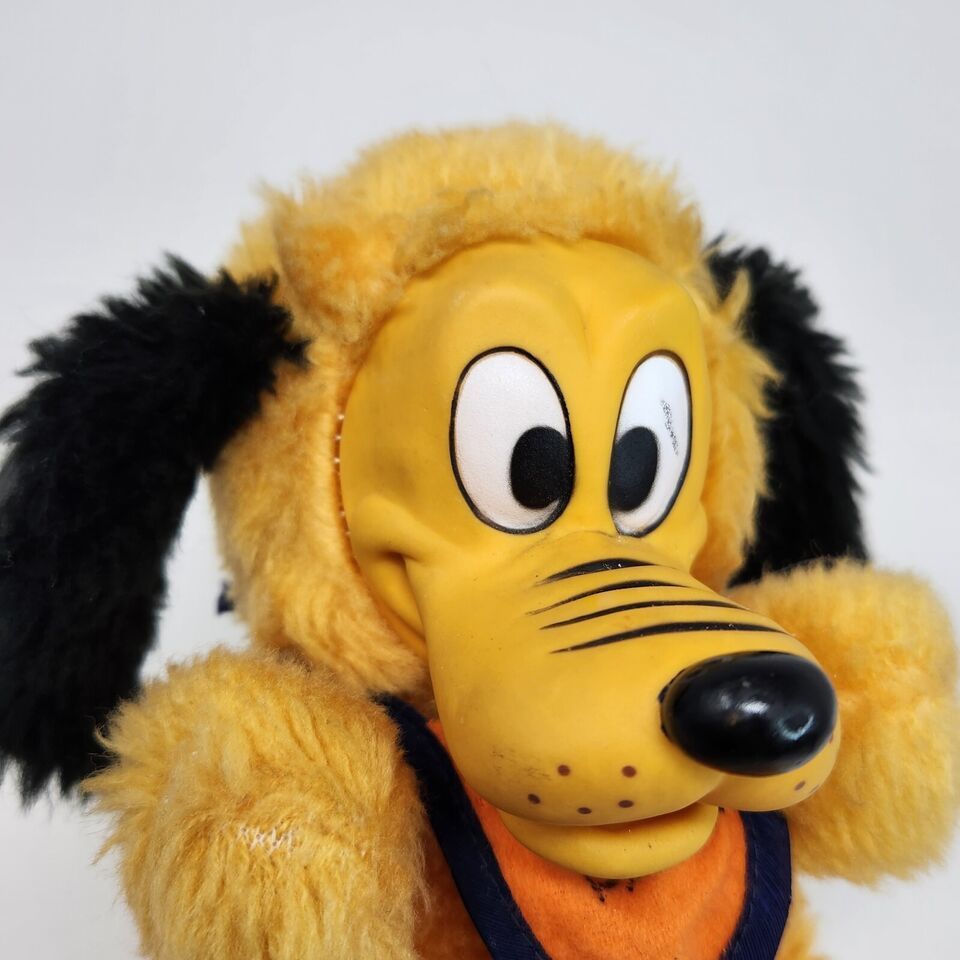 9" Vintage Disney Rubber Face Pluto Puppy and 50 similar items