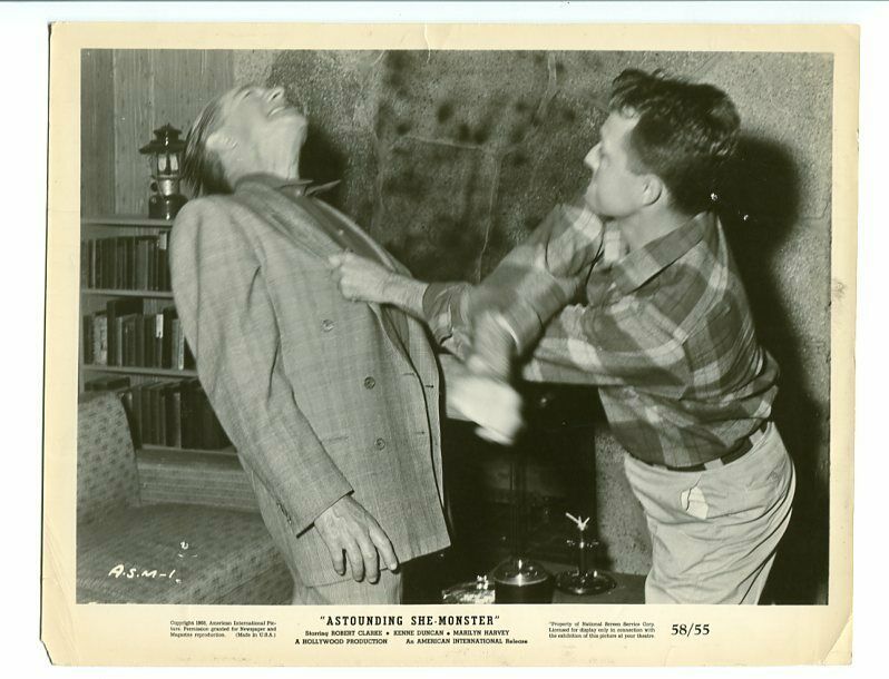 ASTOUNDING SHE MONSTER-8X10 PROMO STILL-1958-ROBERT CLARKE-SCI FI ...