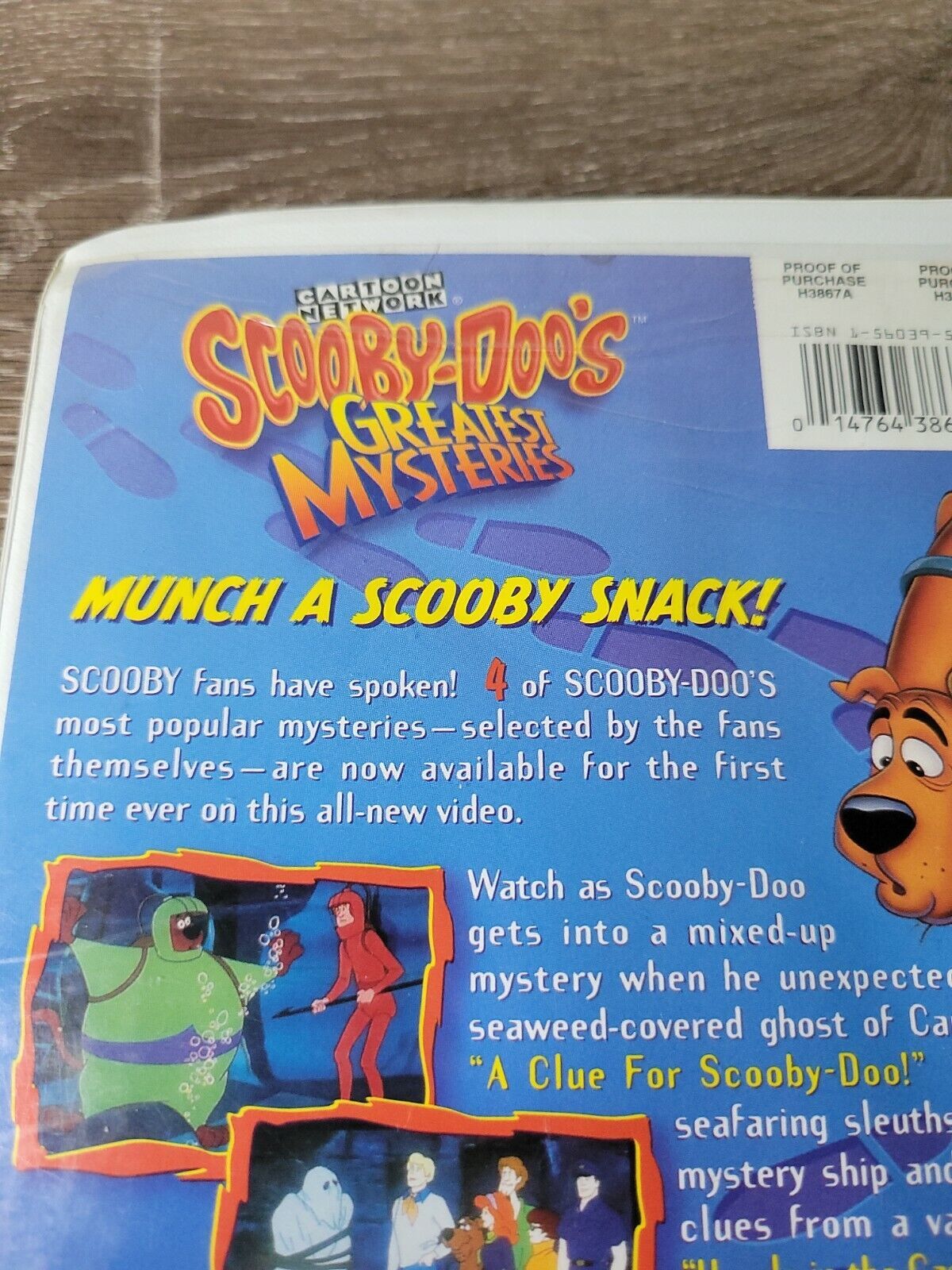 Scooby Doos Greatest Mysteries Vhs 1999 Clamshell Warner Home