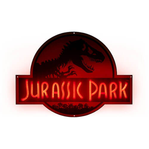 Jurassic Park Logo Light Up Neon Logo Sign Business Signs