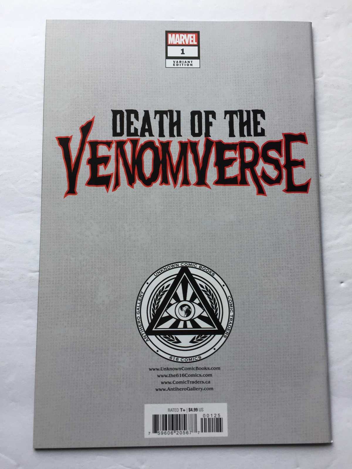 2024 Marvel Comics Death of Venomverse Davide Paratore Emma Frost ...