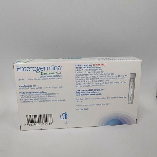 Enterogermina Oral Suspension For Treating and 50 similar items
