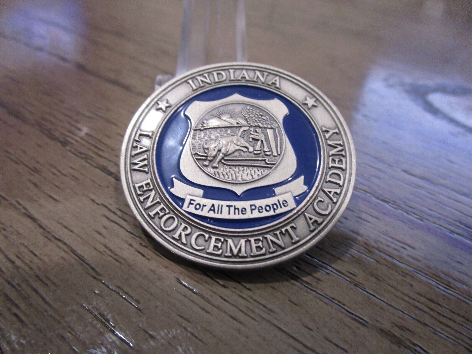 Indiana Police Law Enforcement Academy Practice Peace Challenge Coin ...