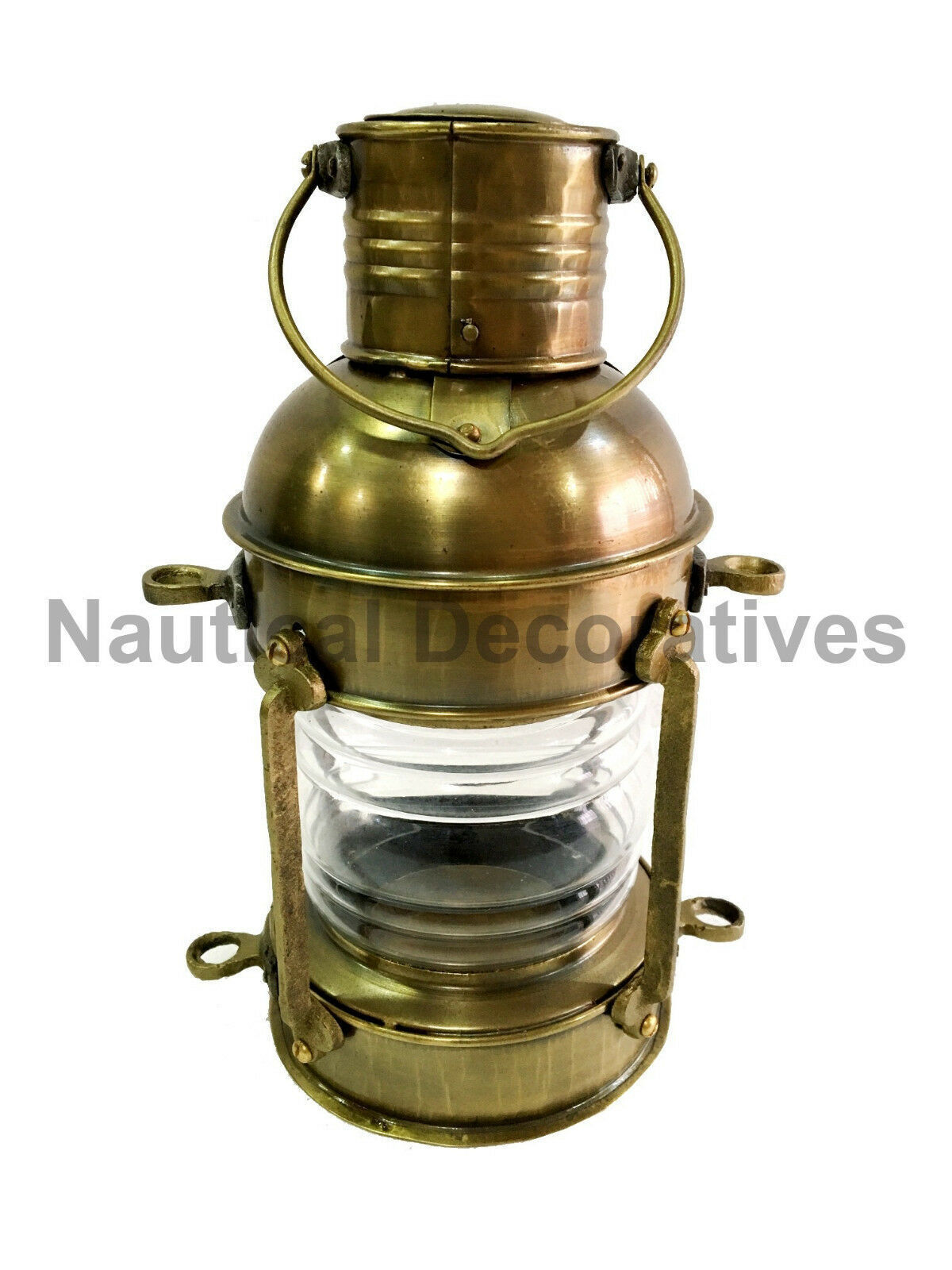 Vintage SHIP'S LANTERN Cabin Light Whale Oil Lamp Boat Nautical ...