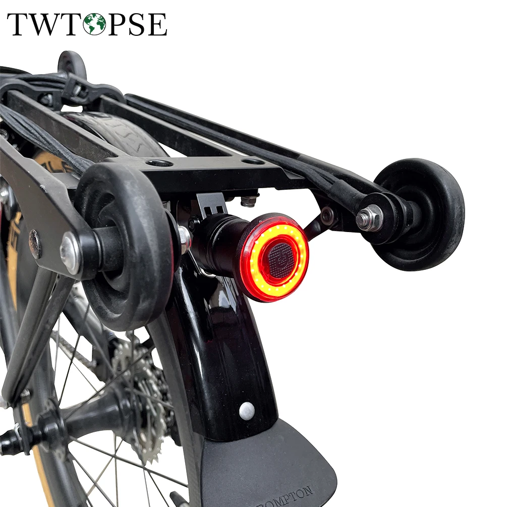 TWTOPSE Bike Bicycle Smart Auto Light Mount Set For Brompton Original ...