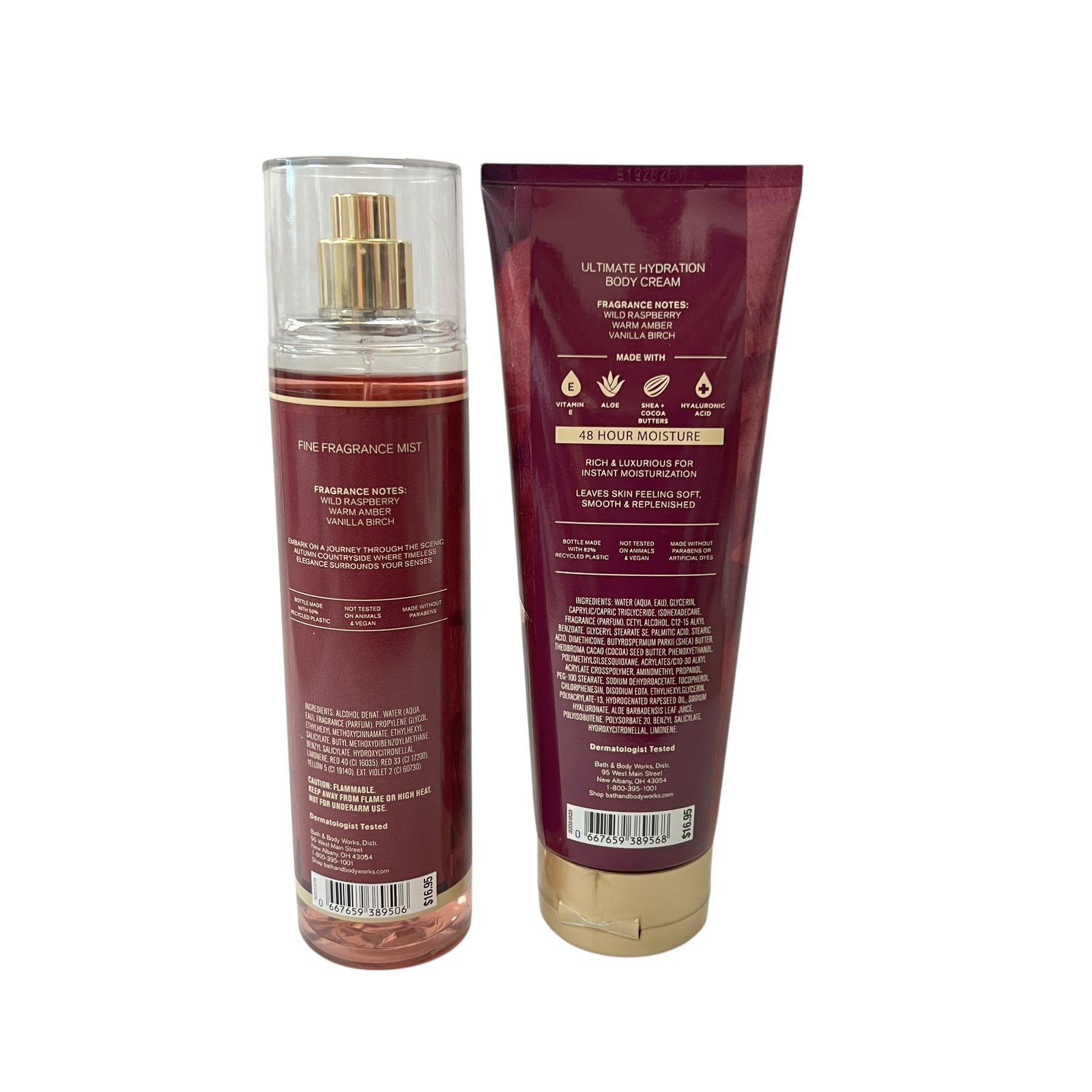 Bath & Body Works Autumn Drive Mist & Body Cream - Mixed Items
