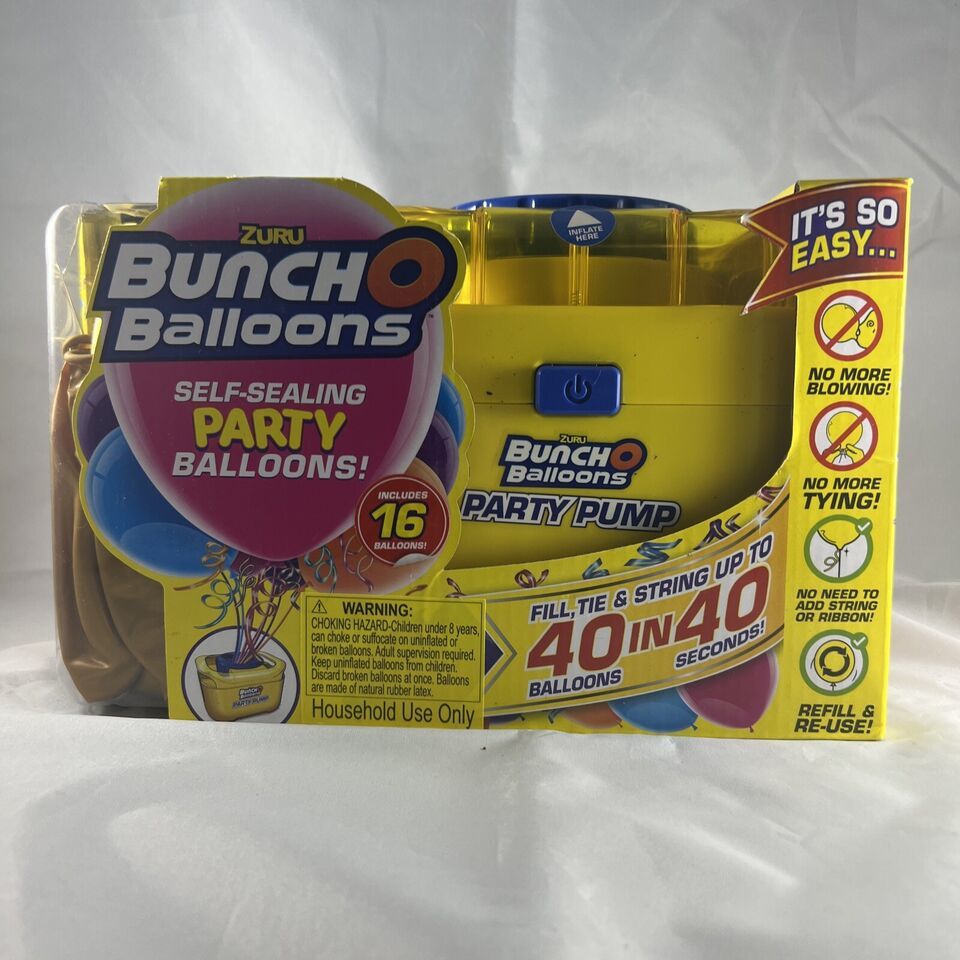 ZURU Bunch-o-Balloons Self Sealing Balloons Pump plus 16 Balloons ...