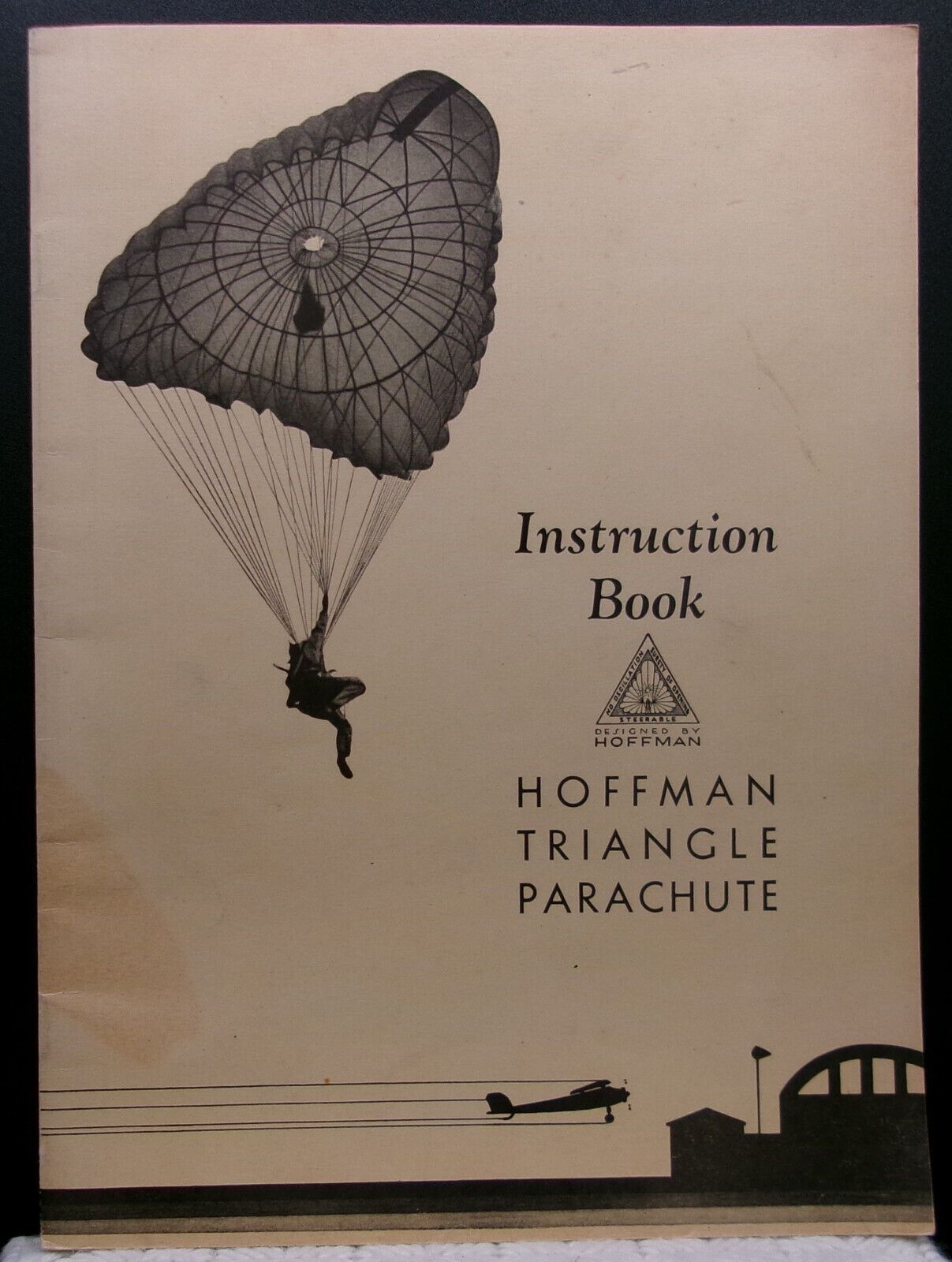 Original HOFFMAN TRIANGLE PARACHUTE Instruction Care & Use Book 1932 ...