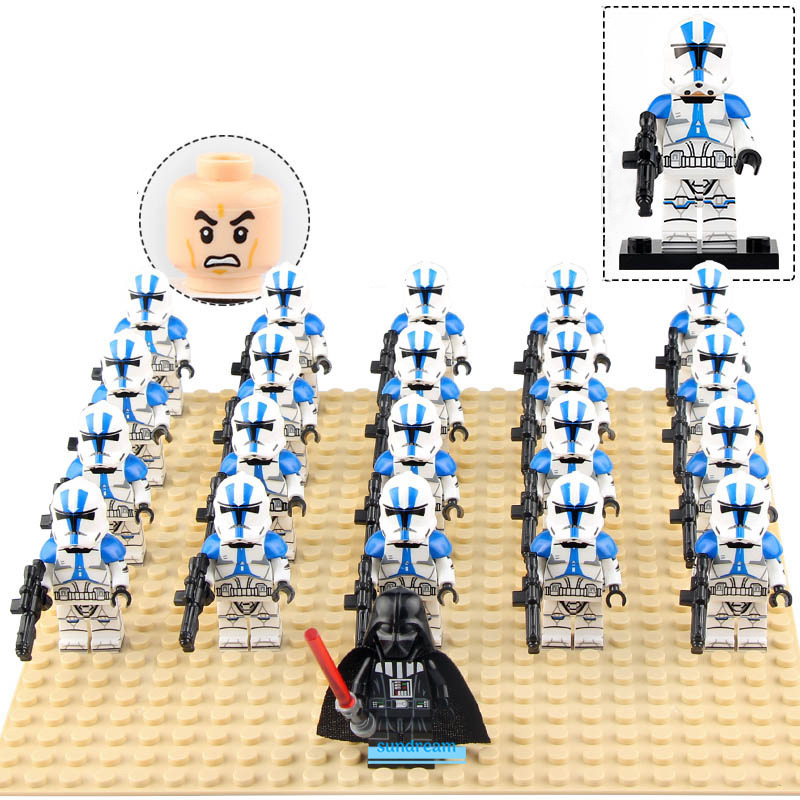 Star Wars 501st Legion Clone Sergeant Army Lego Moc Minifigures Bricks ...