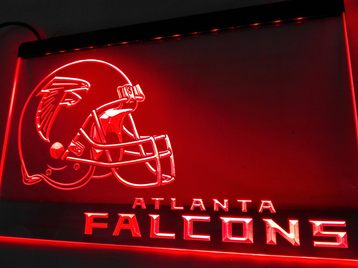 Atlanta Falcons Helmet LED Neon Sign Home Decor Display Mancave - Other ...
