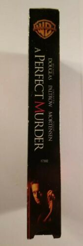 A Perfect Murder VHS Starring MICHAEL DOUGLAS 1999 Warner Brothers ...