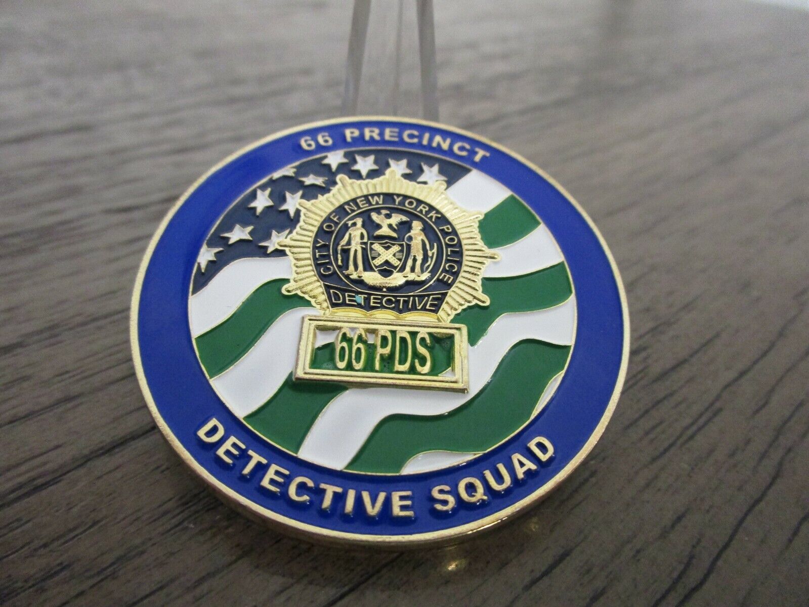 NYPD 66th Precinct Detective Squad Challenge Coin #6665 - Challenge Coins