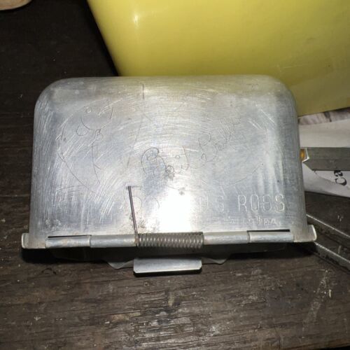 Vintage H.S. Ross Bait Baffler Box Aluminum USA - Other Vintage Fishing