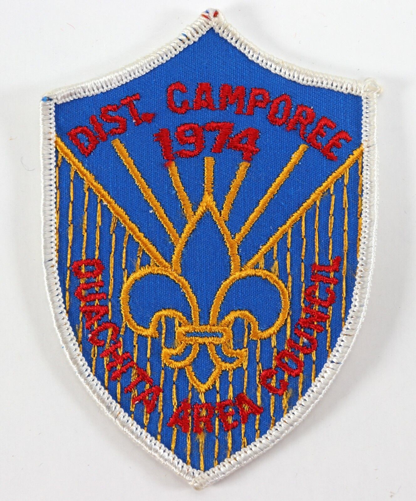 Vintage 1974 Ouachita Council District Camporee Shield Boy Scouts BSA ...