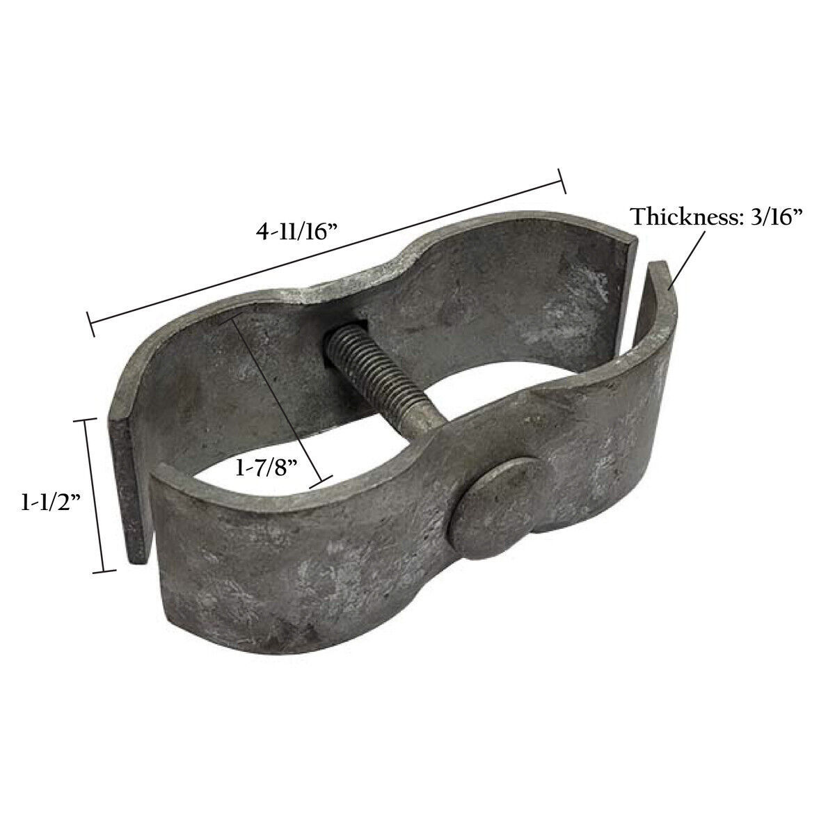 1-7/8" Panel Clamp with Bolt and Nut Designed to Hold 2 Panels Together ...