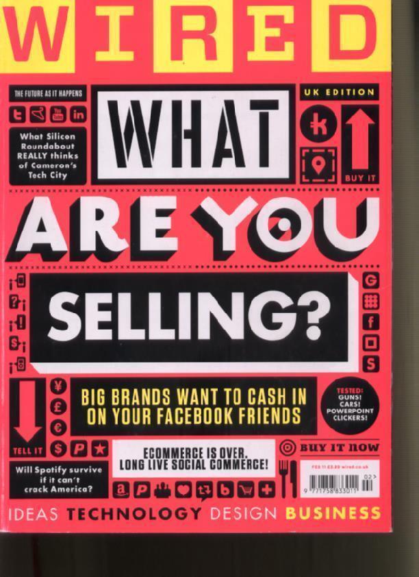 WIRED MAGAZINE - February 2011 - Magazines