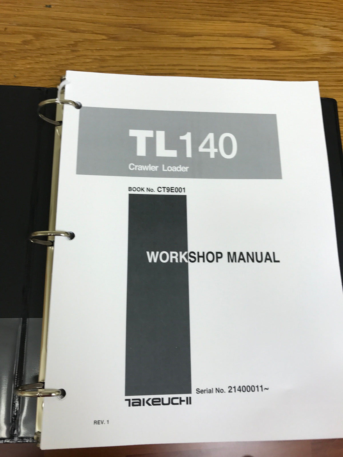 Takeuchi TB140 Crawler Loader Workshop Service Repair Manual - Heavy ...