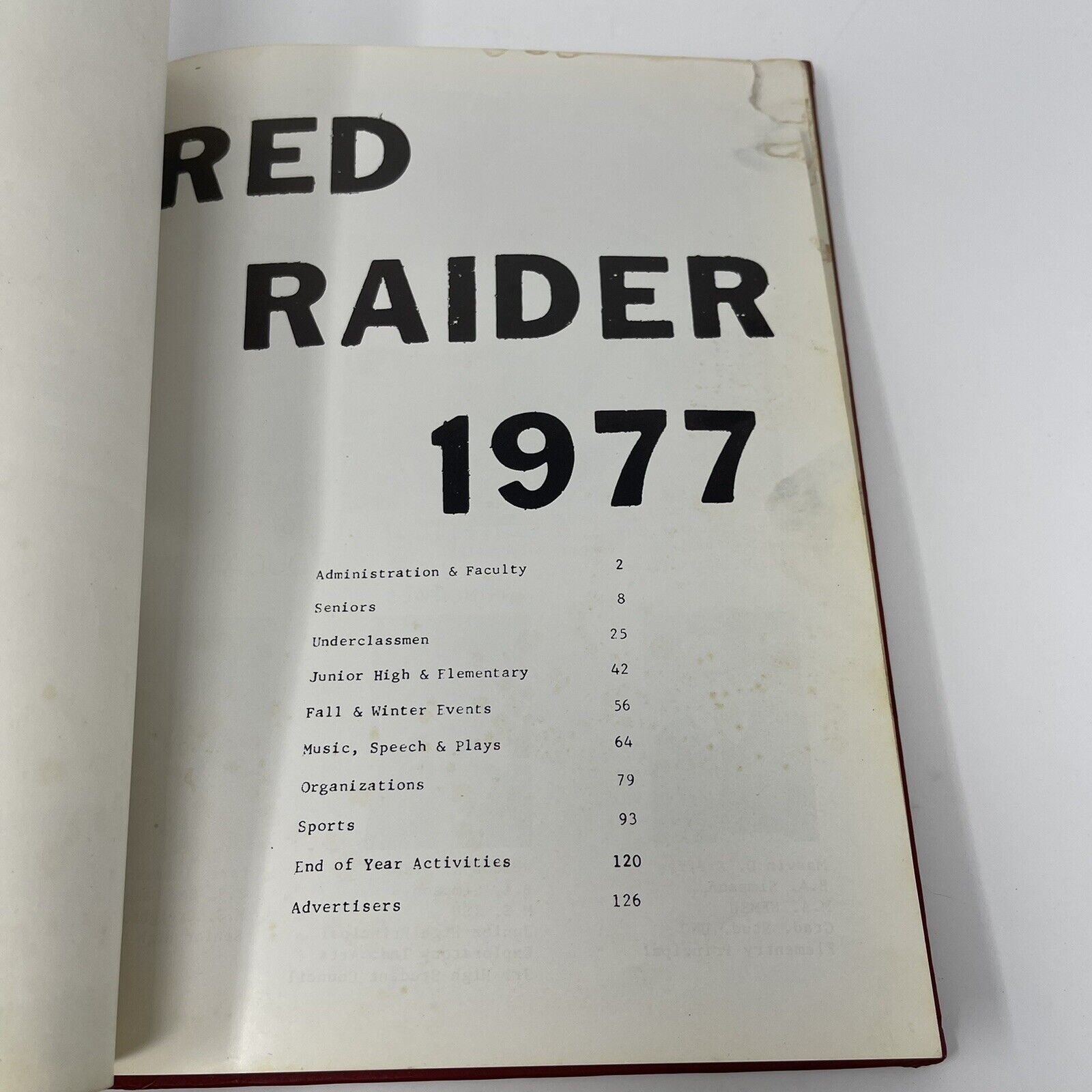 1977 Corning Iowa High School Red Raider Yearbook Annual Photographs ...