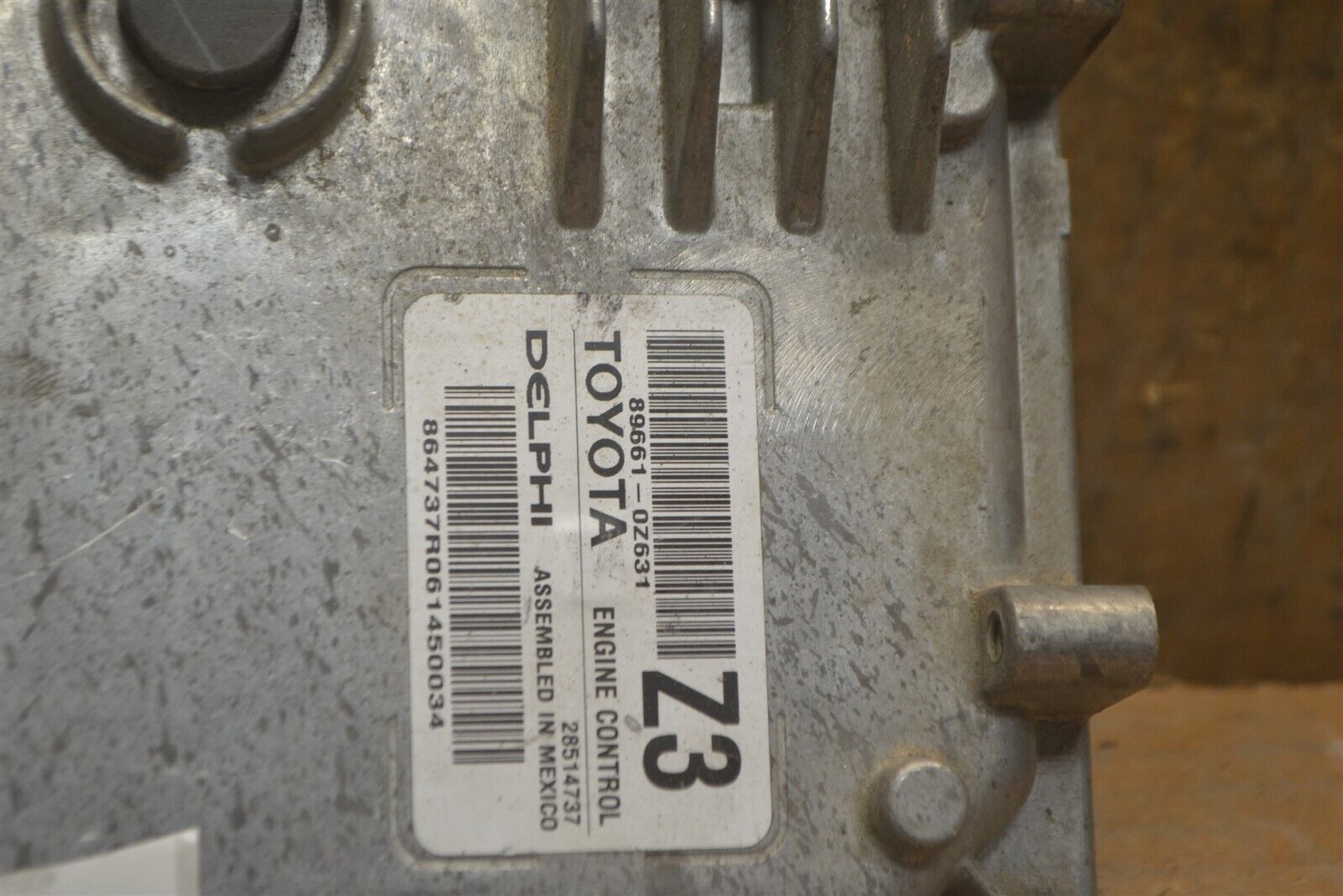 2016 Toyota Corolla Engine Control Unit ECU 896610Z631 Module 655-6D7 ...