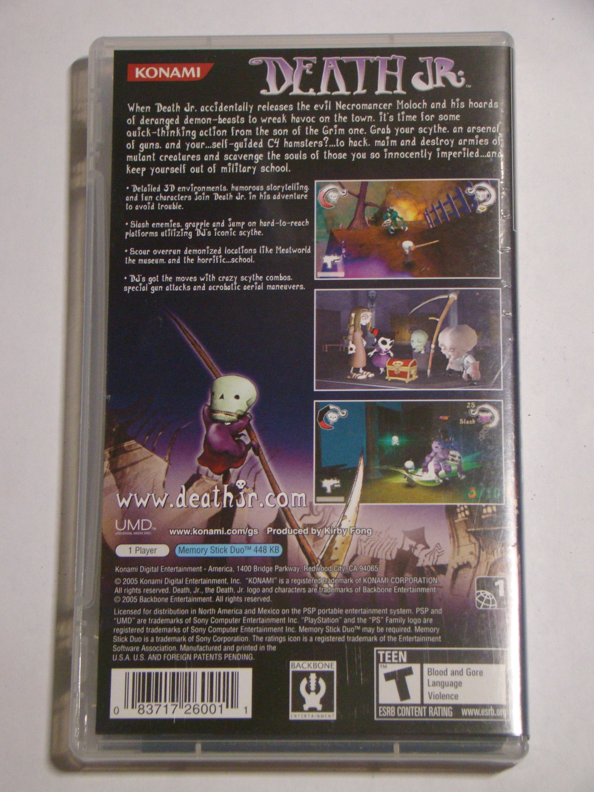 Sony PSP - DEATH JR. (Complete with Manual) - Video Games