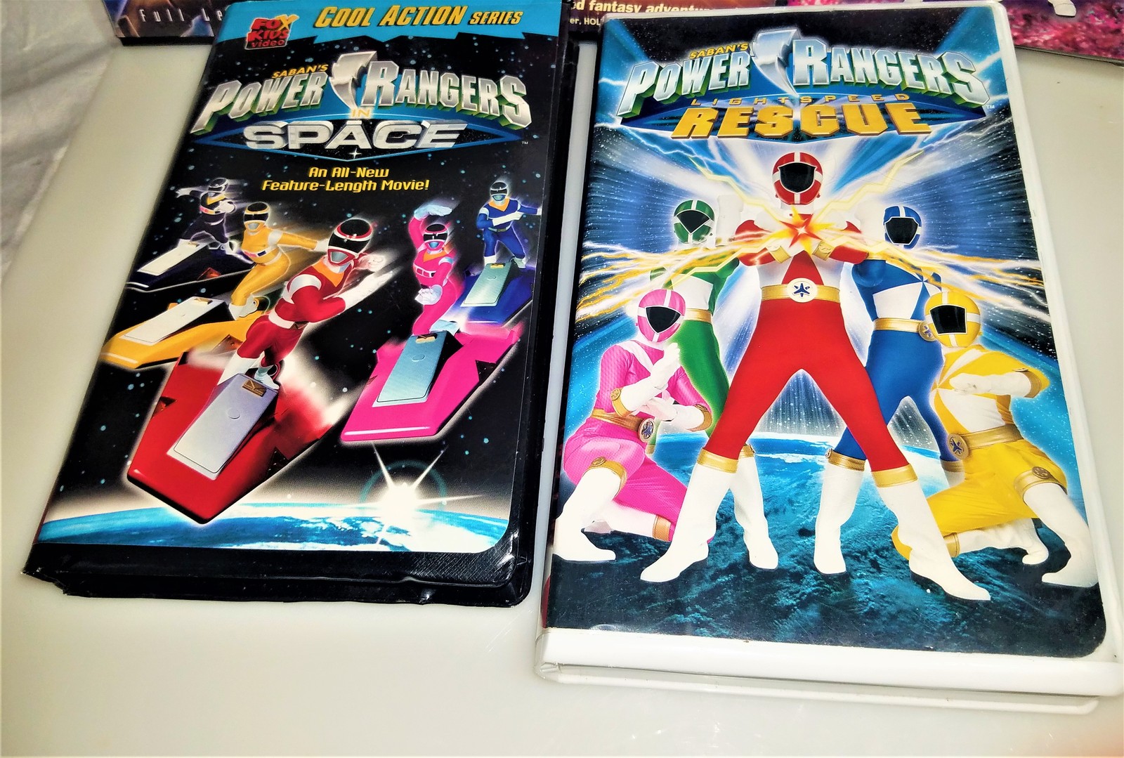 Power Rangers VHS Tapes X 5--1997, 1998, 1999 X 2, 2000 - VHS Tapes