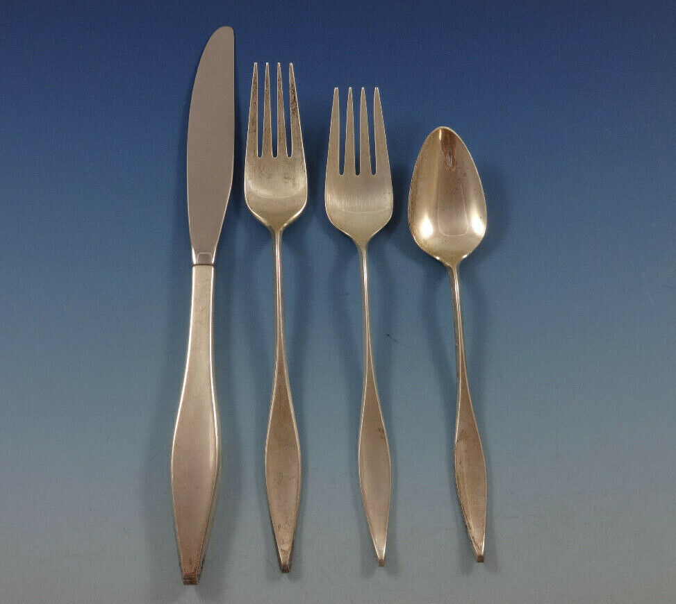Lark by Reed & Barton Sterling Silver Flatware Set Service 36 Pieces ...