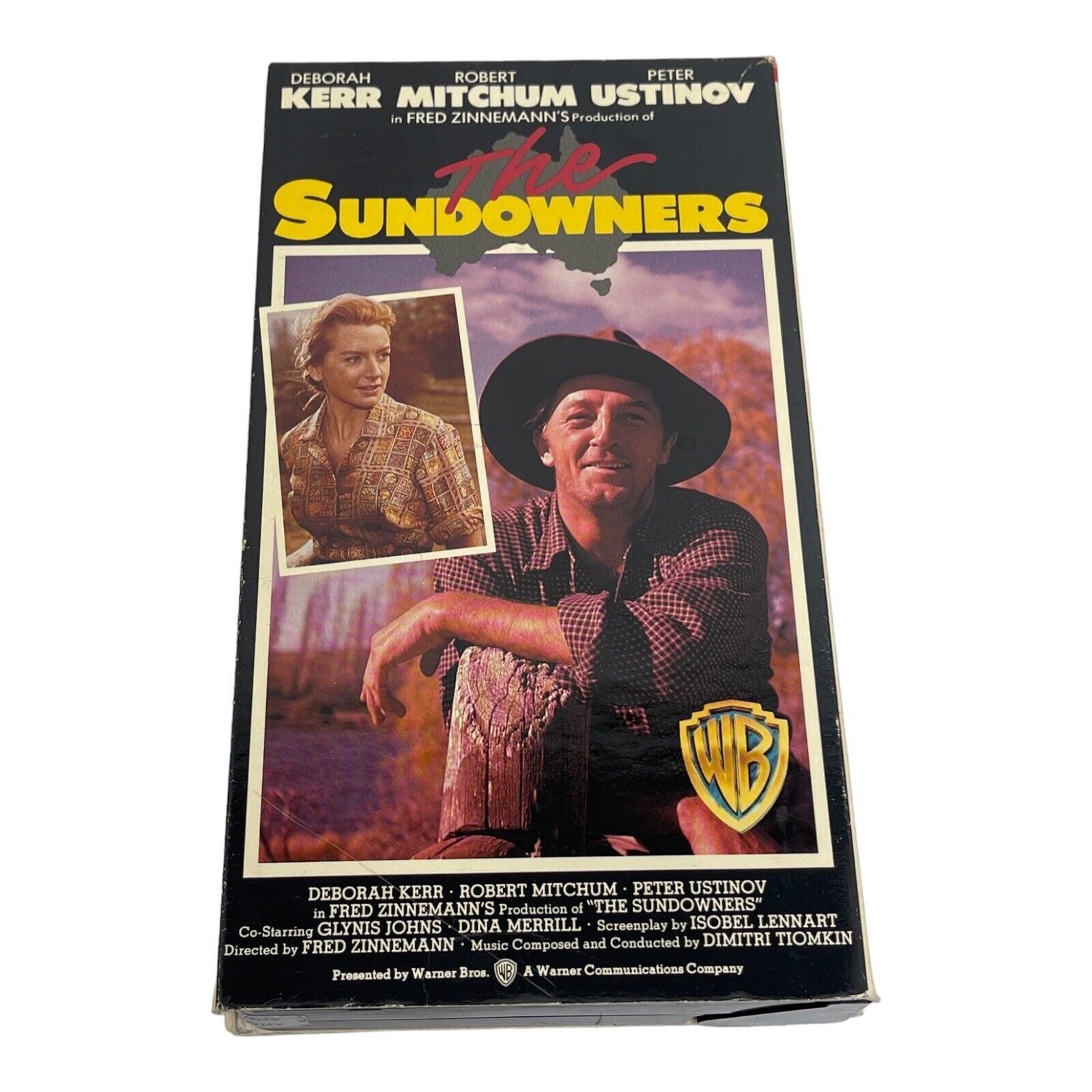 Vintage The Sundowners VHS 1987 Robert Mitchum Deborah Kerr Video Tape ...