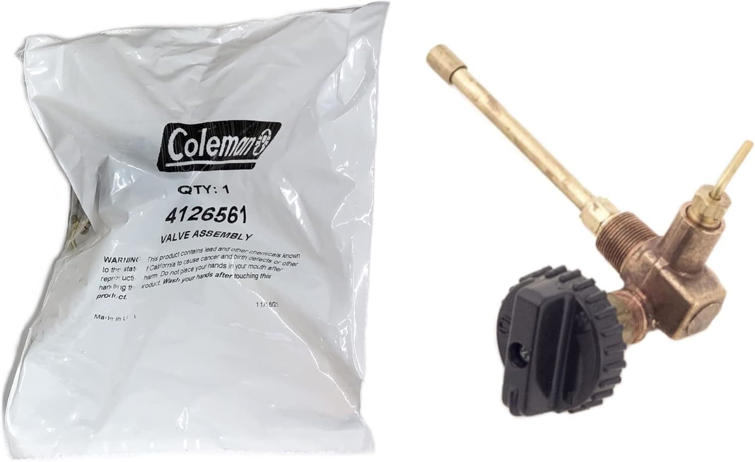 Coleman 412-6561 Grill Burner Valve Assembly For Camp Stove Model 425 ...