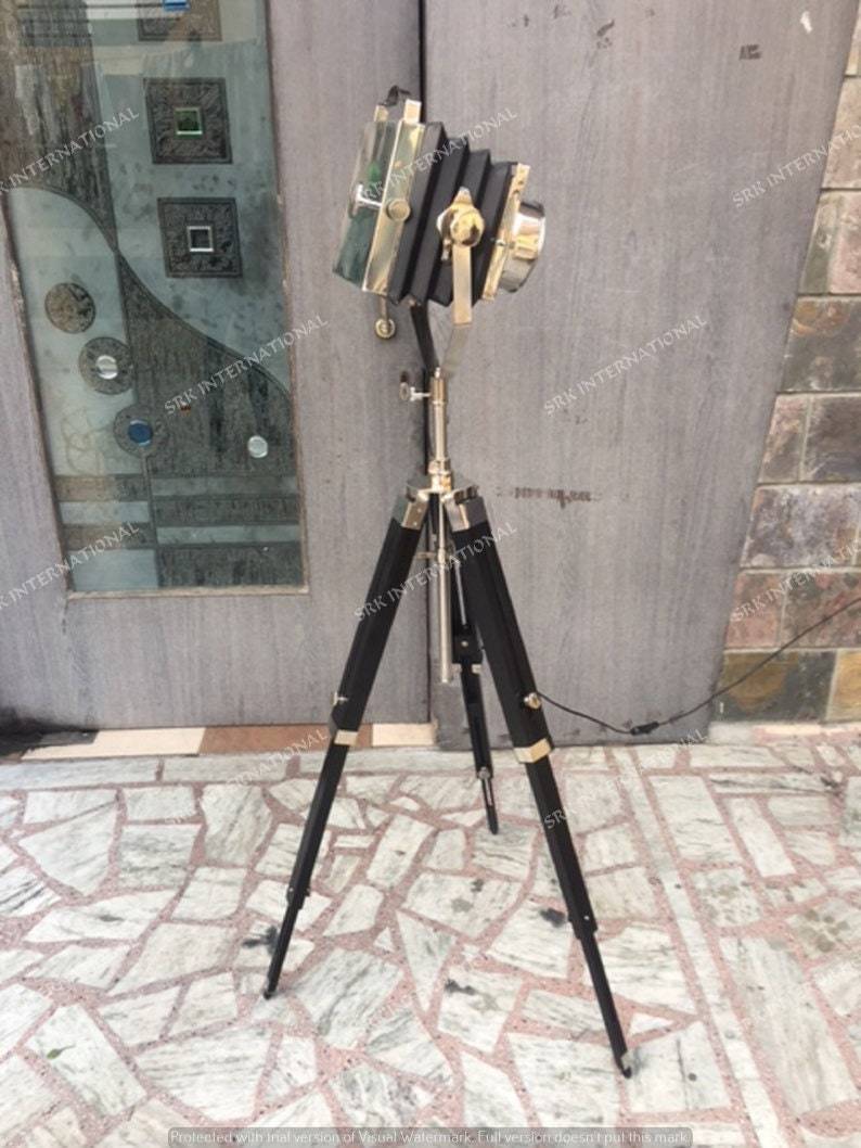 Vintage Chrome Spotlight Industrial Camera and 50 similar items