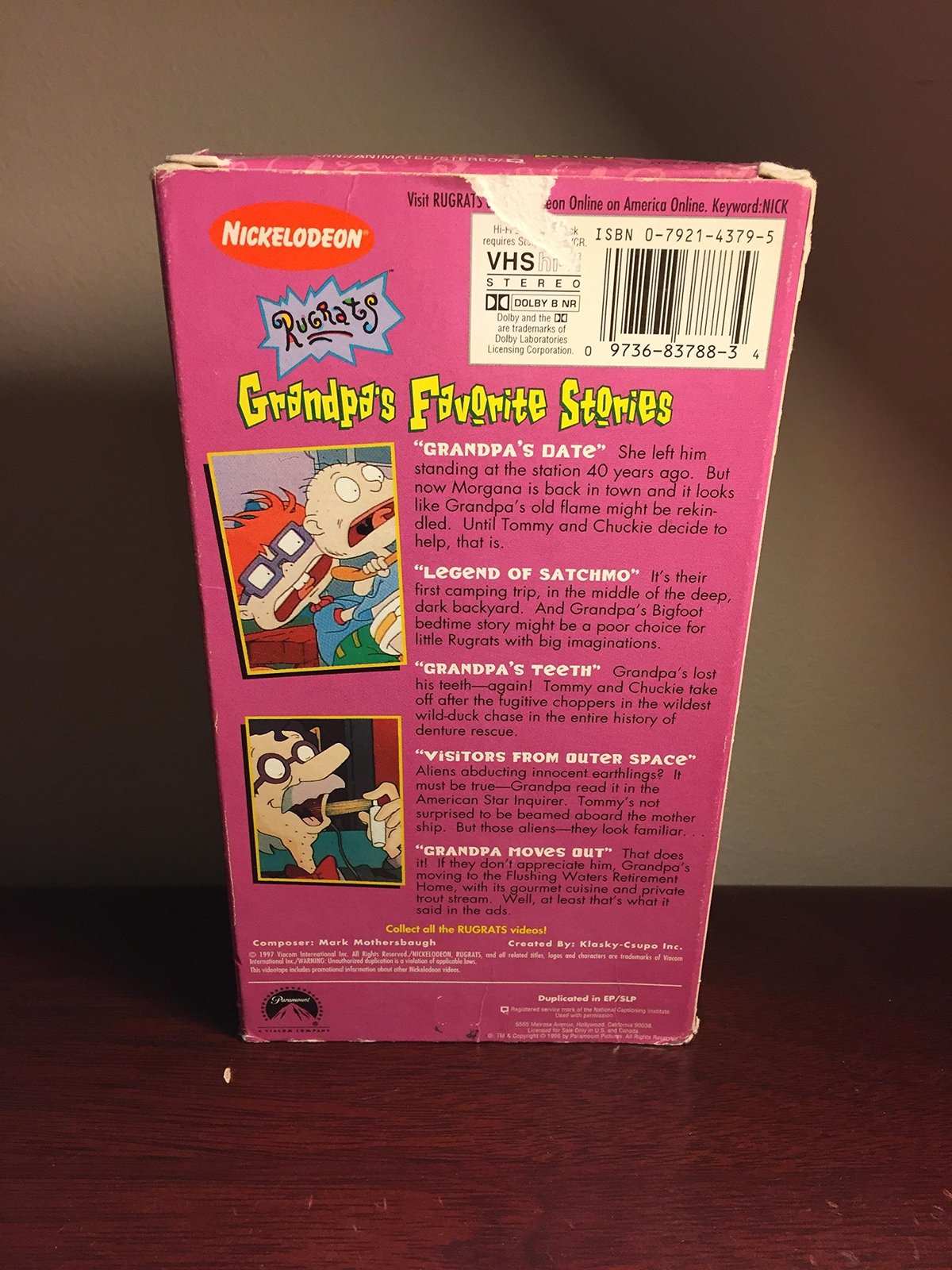Rugrats - Grandpa's Favorite Stories [VHS] [VHS Tape] - Movies & TV