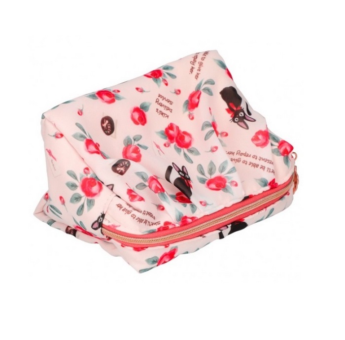 Kikis Delivery Service - Jiji Pink Rose Cosmetic bag - Original Ghibli ...