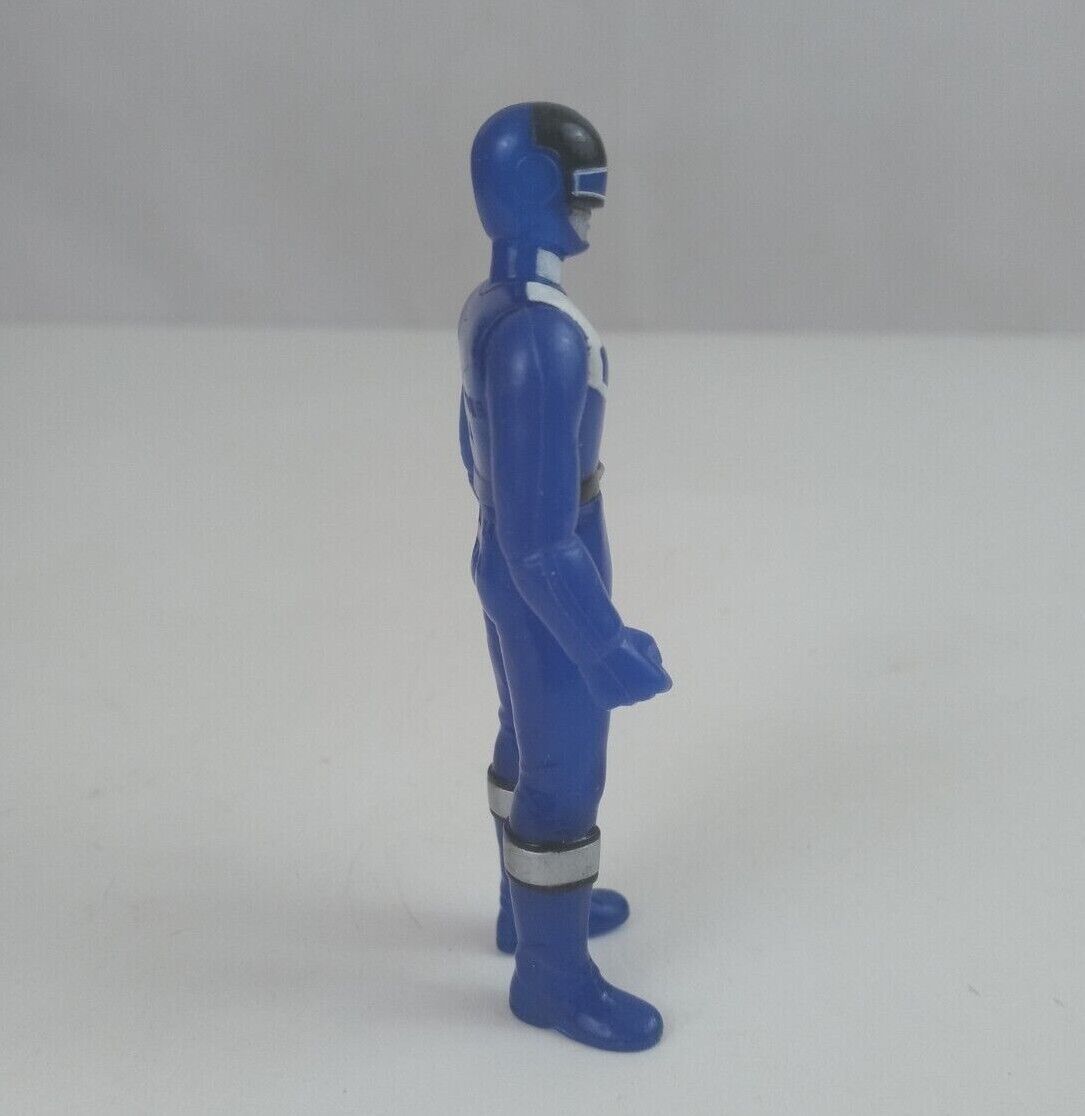 2000 Bandai Power Rangers Time Force Blue Ranger 3.5" Vinyl Figure ...