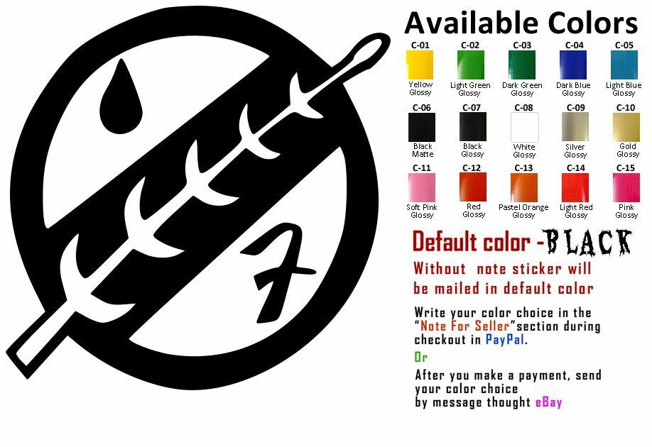 Mandalorian Crest Vinyl Decal Sticker Car Window Starwars Star Wars ...