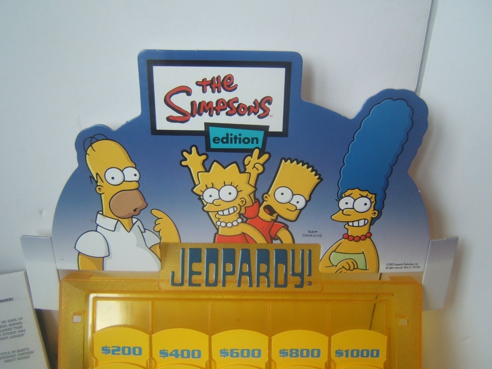 The Simpsons Jeopardy Board Game Near and 50 similar items