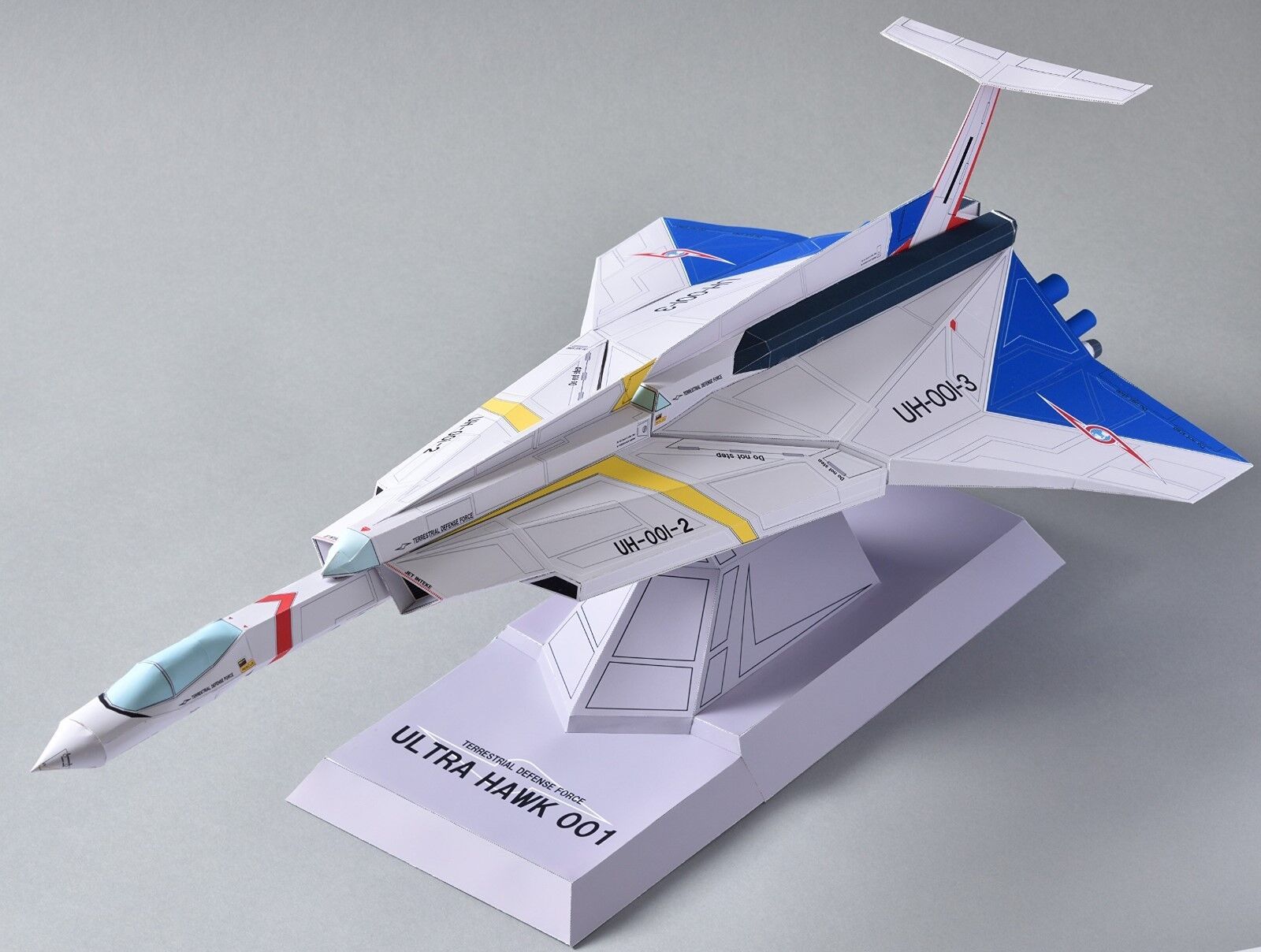 ULTRA HAWK001 UH-001 ULTRA SEVEN ULTRAMAN Paper Craft Book vol.1 Japan ...