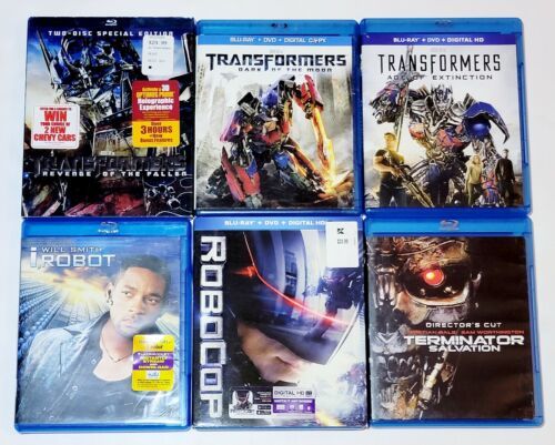 Transformers Revenge Of The he Fallen, Robocop, i,Robot, Terminator ...