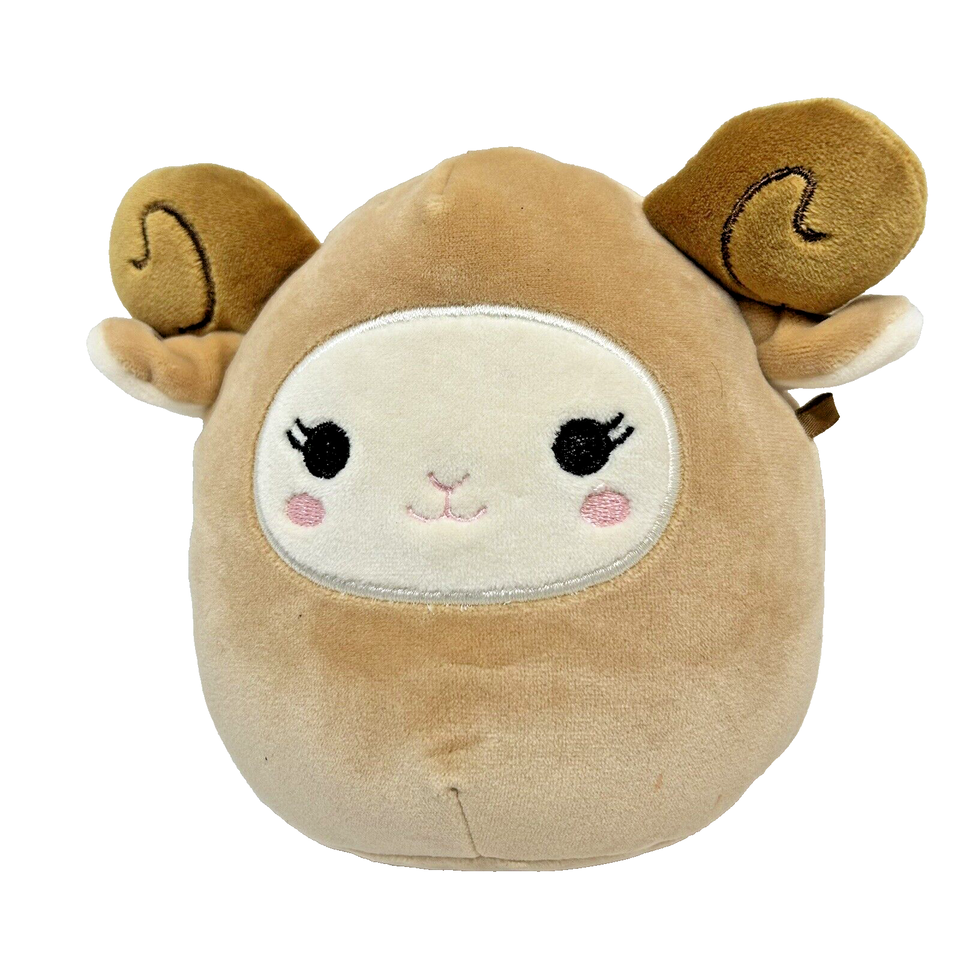 Kellytoy Squishmallows Reggie the Ram Horned 5" Plush Stuffed Animal ...